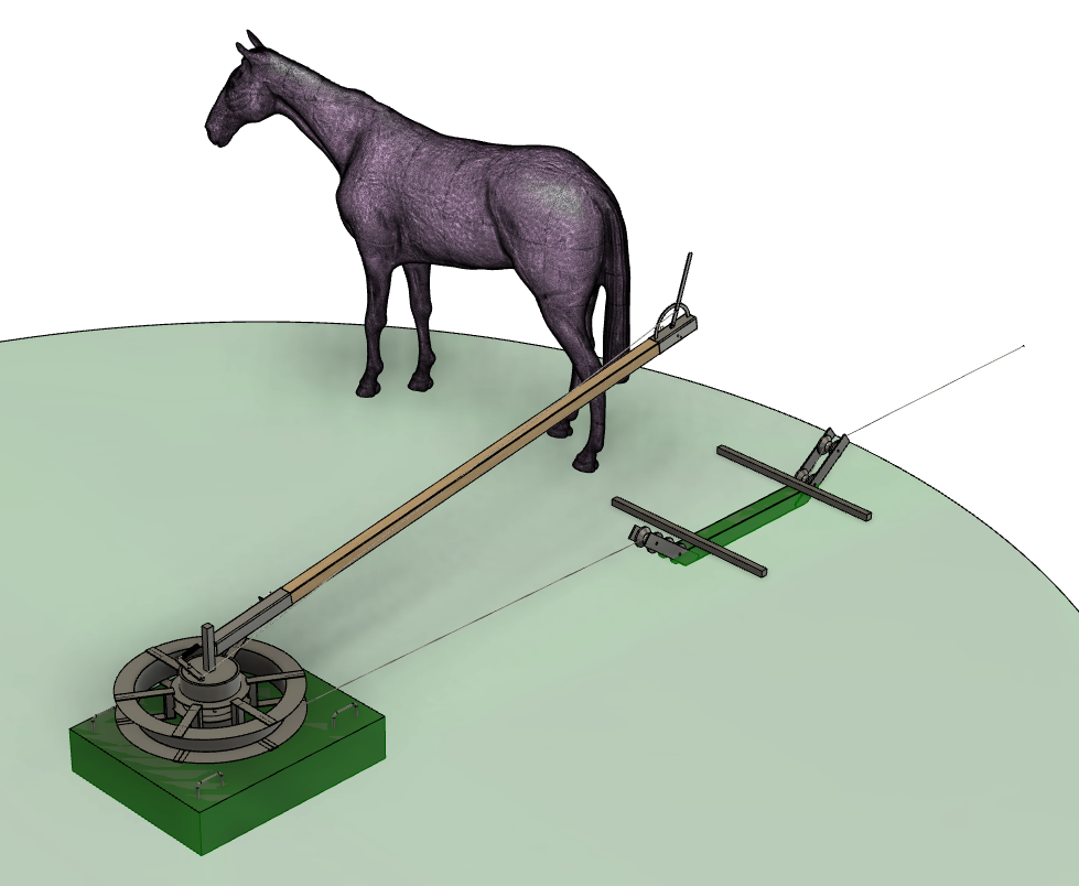 Treuil à cheval pour le maraîchage : TCM | La petite ferme de Chanon